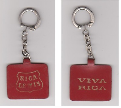 PORTE CLE KEYCHAIN 60'S RICA LEWIS VIVA RICA CUIR PORT A PRIX COUTANT ...