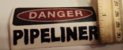 Dsnger Pipeliner Hard Hat Decal / Helmet Sticker Label Pipe Liner | eBay