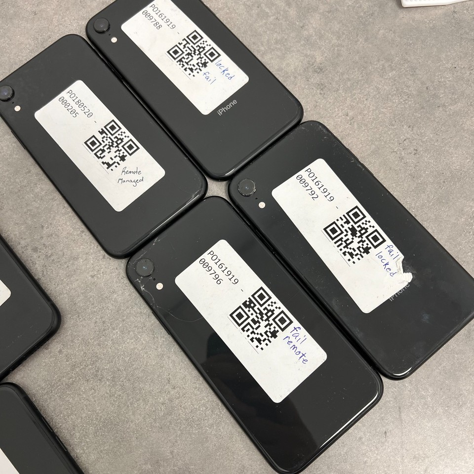 LOT OF 7x iPhone XR 64GB Phones BLACK | FOR PARTS ONLY *READ* | eBay