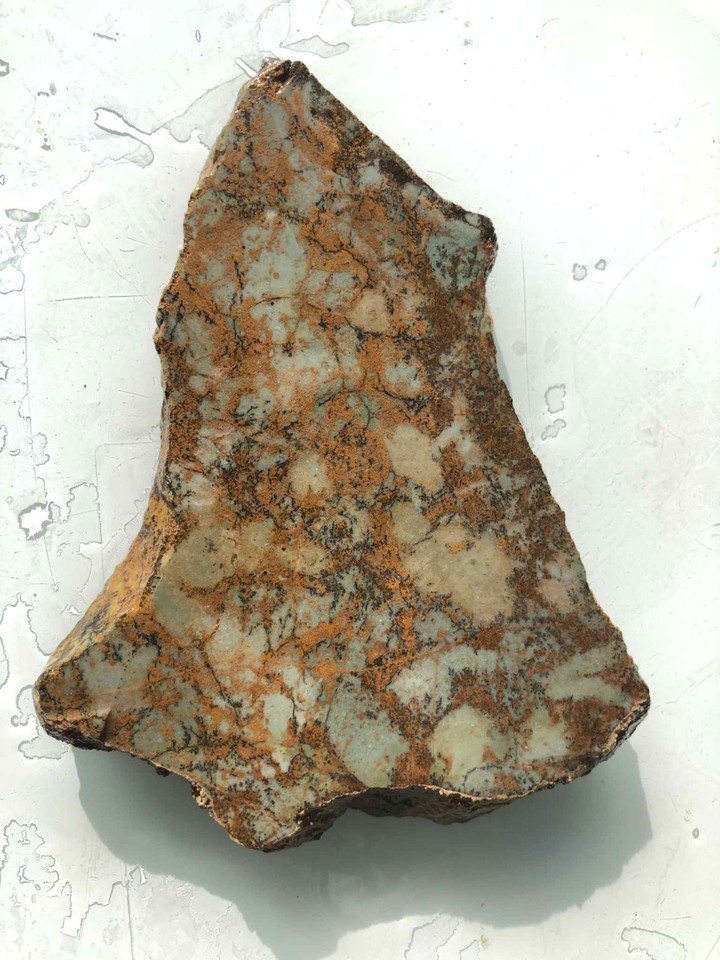 Rough Jasper Slab W/dendrites 296 G. 1/2" Thick Beautiful Lapidary ...