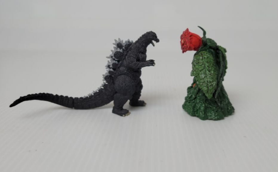 HG Godzilla 1989 & Rose Biollante HG D+ Bandai 2018 2" Mini Figures ...