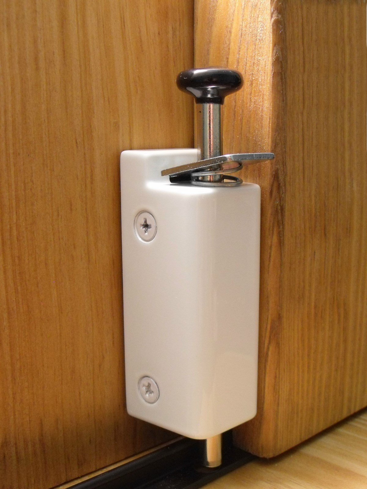 Sliding Patio Door Security Deadbolt Foot Lock Hardware in 11 Finishes ...