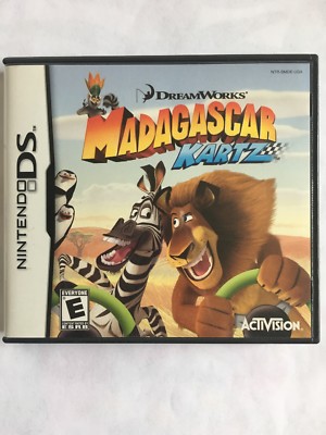 Madagascar Kartz, Nintendo DS Game, Complete In Box CIB, 2009 ...