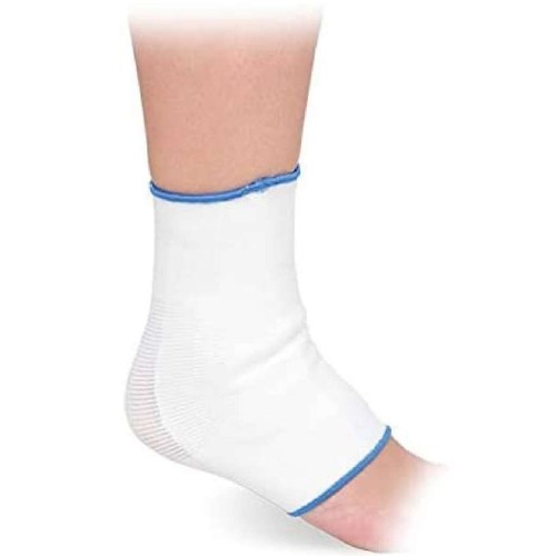 Advanced Orthopaedics Silicone Elastic Ankle Support (White) Medium | eBay