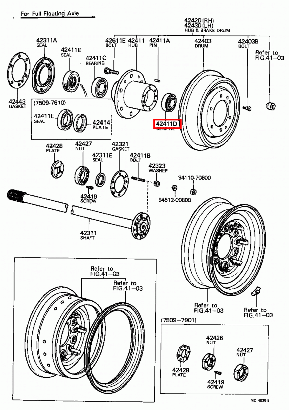 Genuine LandCruiser VDJ79 VDJ78 VDJ76 PZJ77 Rear Wheel Hub Outer ...