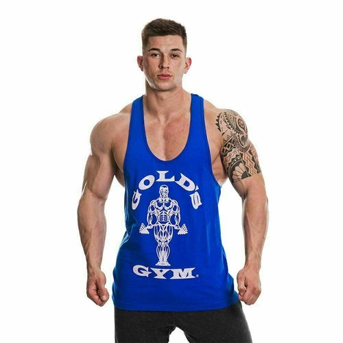 Top Stringer Vest Golds Gym Mens Muscle Joe Workout Training ...
