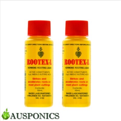 2 X 50ML BASS ROOTEX-L Hormone Rooting Liquid Nutrient For Hydroponics ...
