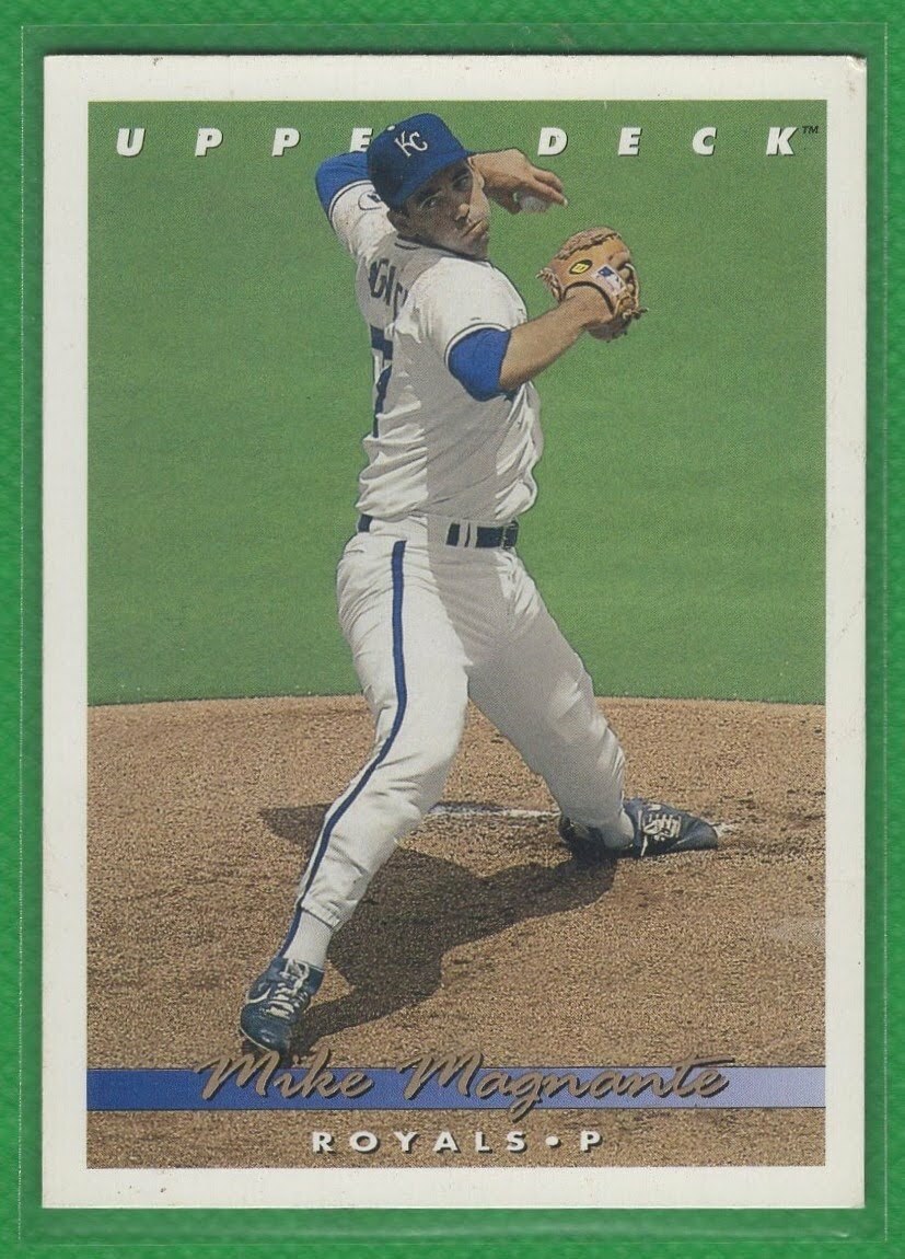 Mike Magnante - 1993 Upper Deck #180 - Kansas City Royals Baseball Card ...