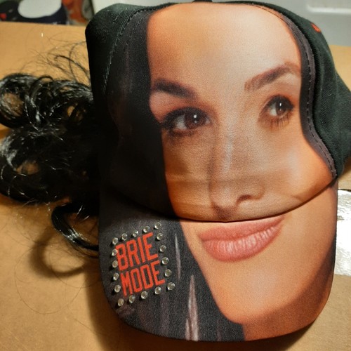 LOT OF 2 WWE Authentic BELLA TWINS NIKKI & BRIE PONYTAIL CAP HAT WWE ...