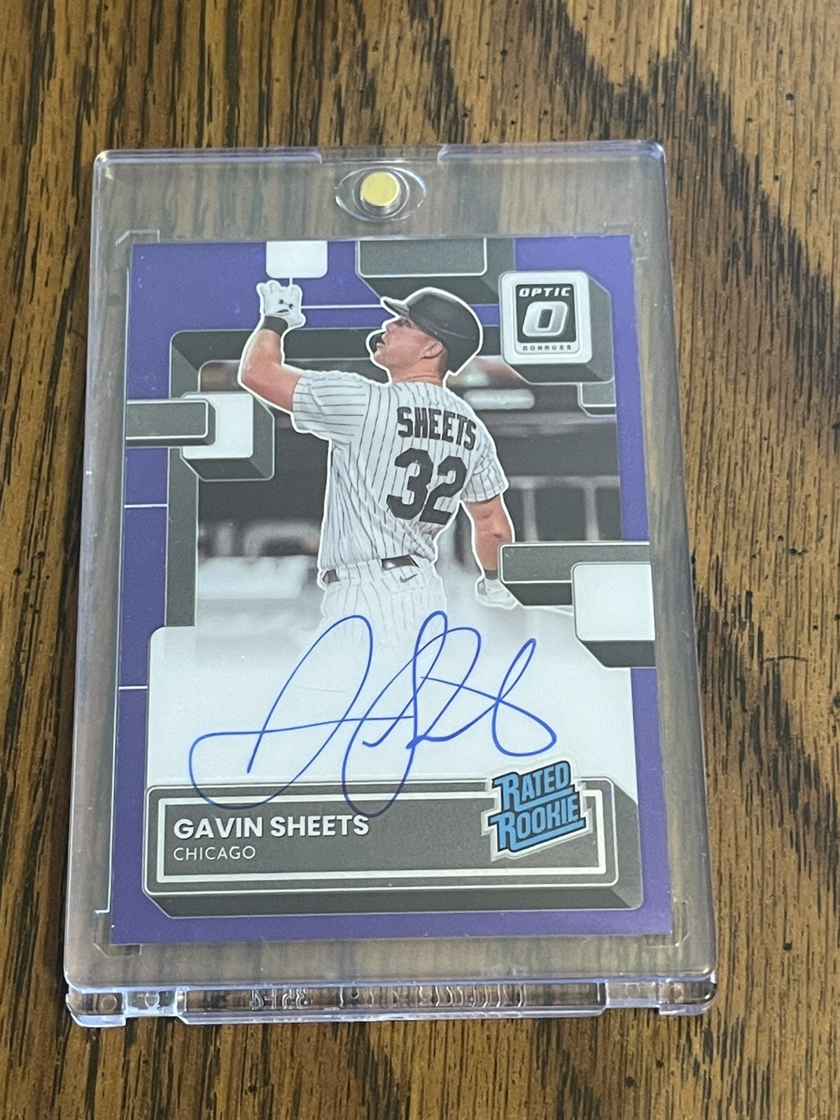 2022 Donruss Optic Rated Rookies Signatures Blue Mojo Prizm Gavin ...