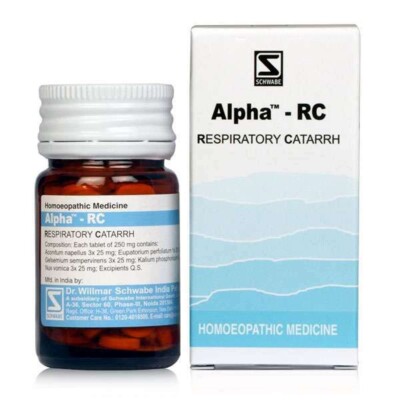Buy 8 Packs Willmar Schwabe Alpha-RC Respiratory Catarrh 20g Tablets ...