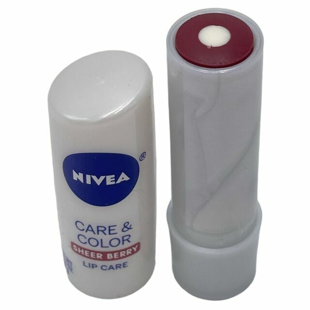 NIVEA A Kiss of Care & Color Sheer Berry Lip Care Balm - 0.17 fl oz for ...