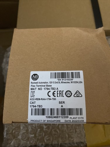 1794-TB3 Flex Terminal Base Module Allen Bradley 1794tb3 Next day air ...