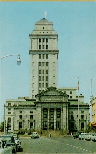Union County Court House Street View Classic Cars Elizabeth NJ Postcard ...