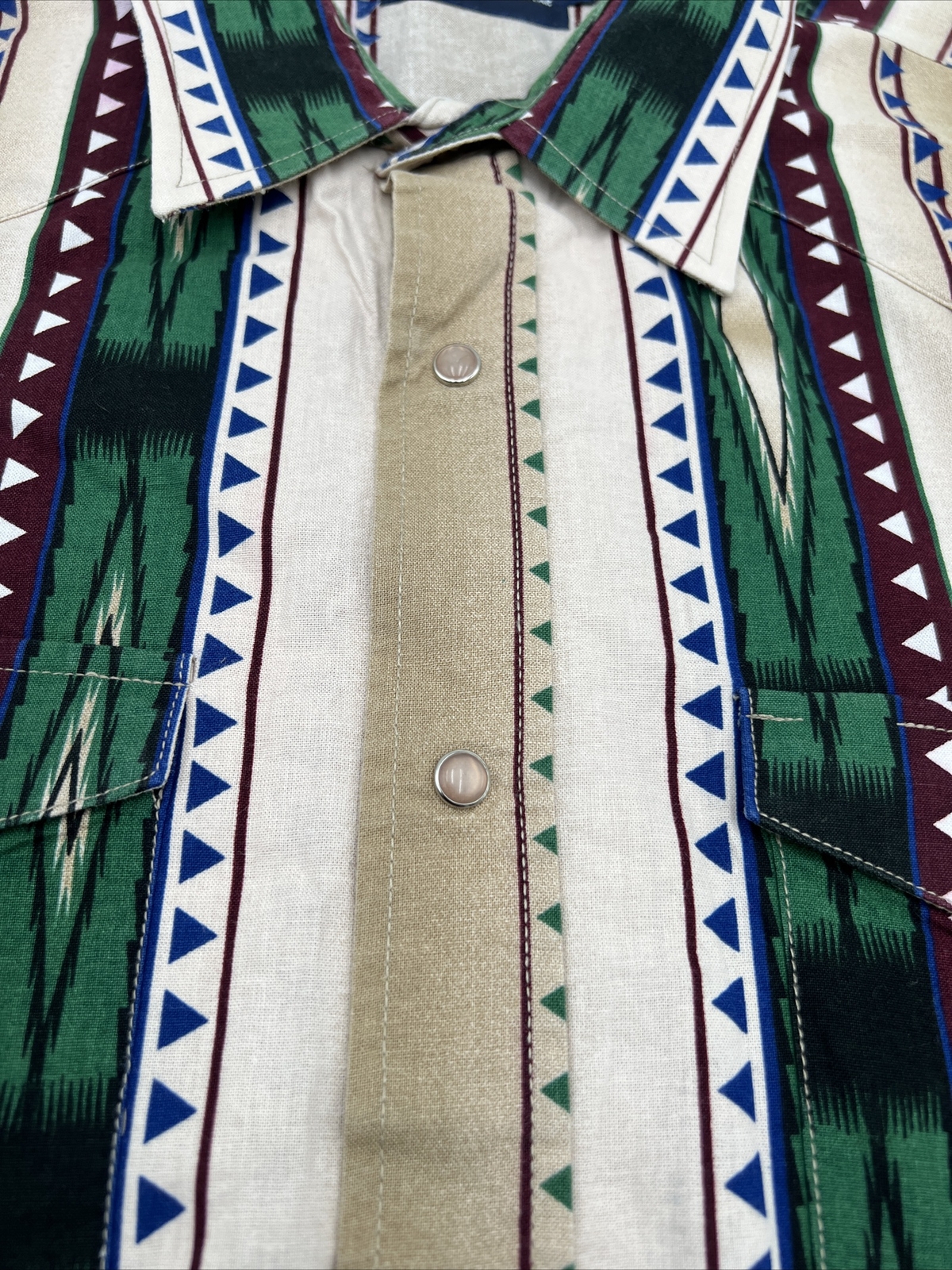 Vintage Panhandle Slim Aztec Western Shirt Men’s XXL … - Gem