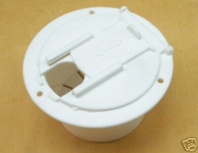 RV Camper Power Cord Cable Hatch Cover - White - Brand New | eBay