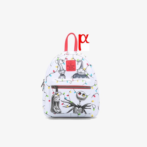 Loungefly Disney Nightmare Before Christmas Jack Sally Holiday Lights ...