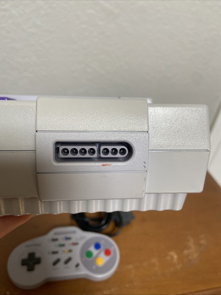 Super Nintendo Console SNES W/ Controllers And Cables - Tested And ...