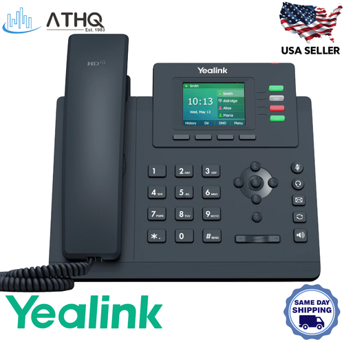 Yealink SIP-T34W 4-Line Gigabit Wi-Fi VoIP Phone HD Voice PoE Color ...