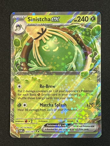 Pokémon Sinistcha ex 023/167 TWM Twilight Masquerade NM | eBay