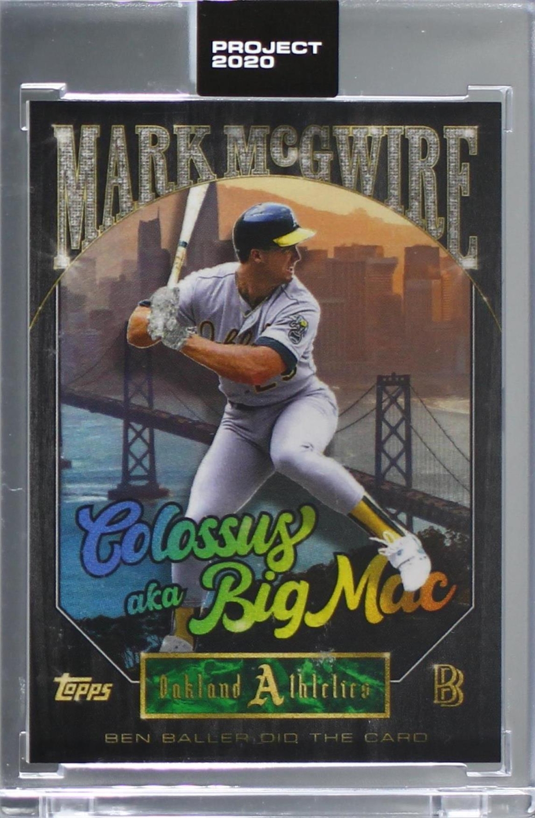 2020 Topps Project 2020 - 1987 Topps Ben Baller #191 Mark McGwire for ...