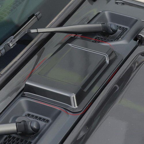For 2018-2023 Jeep Wrangler JL Black Air Intake Hood Vent Scoop Cover ...