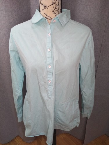 Columbia Women Size medium Turquoise Button Up Shirt Long Sleeve | eBay