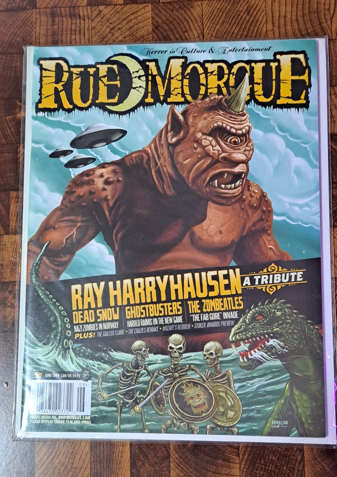 Rue Morgue Magazine #90 June 2009 Ray Harry Hausen Tribute | eBay