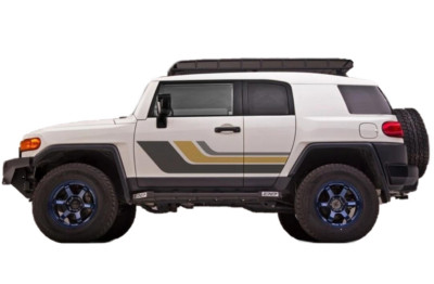 Graphics Car Side Door Sticker Decal For TOYOTA FJ Cruiser Racing Sport ...