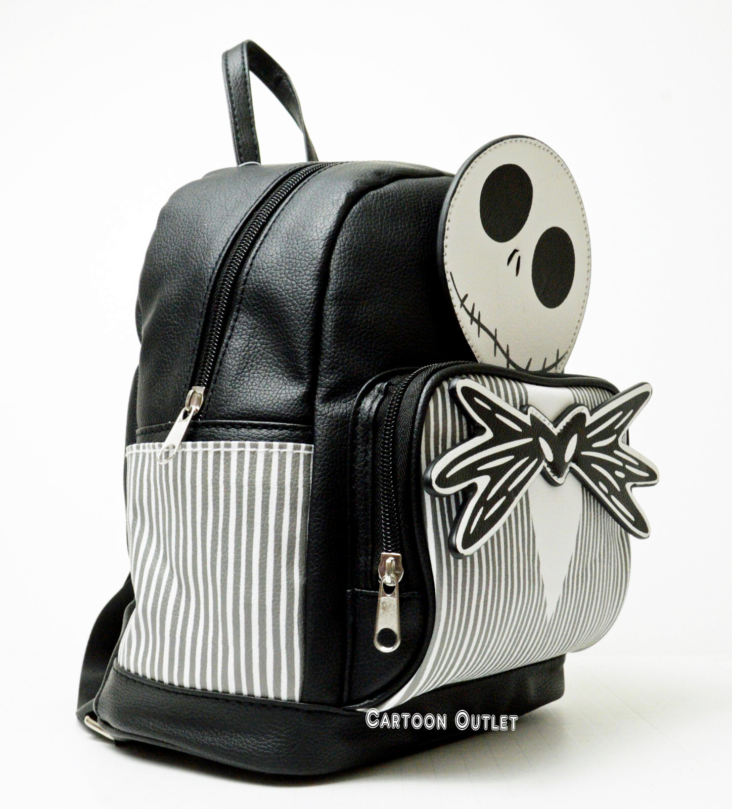 Disney Purse Jack Skellington Backpack Carry All Travel Bag Small 10" B ...