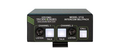 Studio Technologies MODEL-371A 2-Ch Intercom Beltpack Dante 4p Male ...