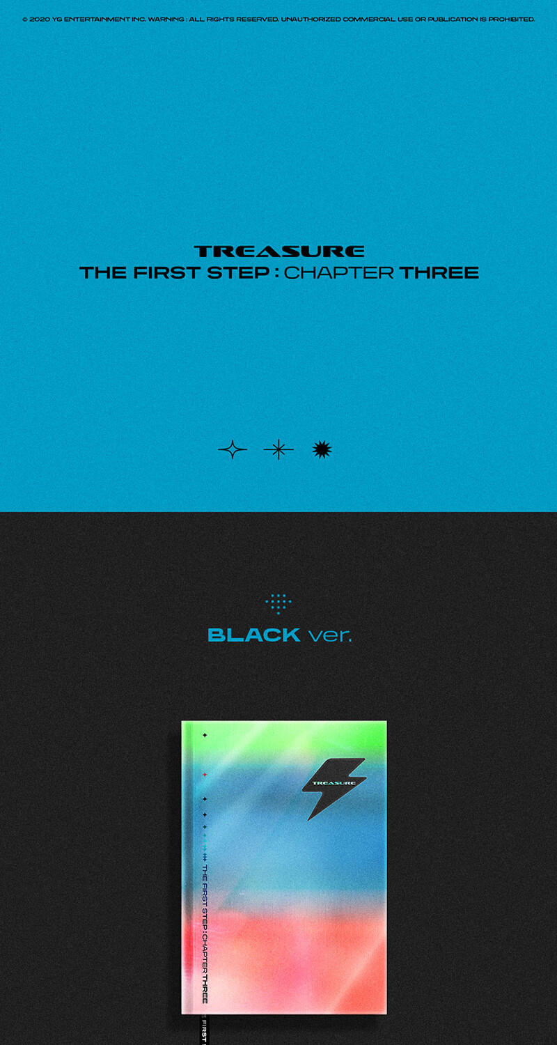 TREASURE THE FIRST STEP : CHAPTER THREE 3rd Single Album CD+POSTER+etc ...