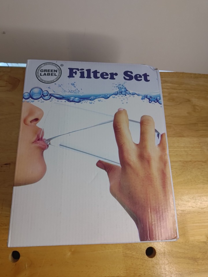 Replacement Filter Osmosis Water Filtration 3-Stage Green Label ...