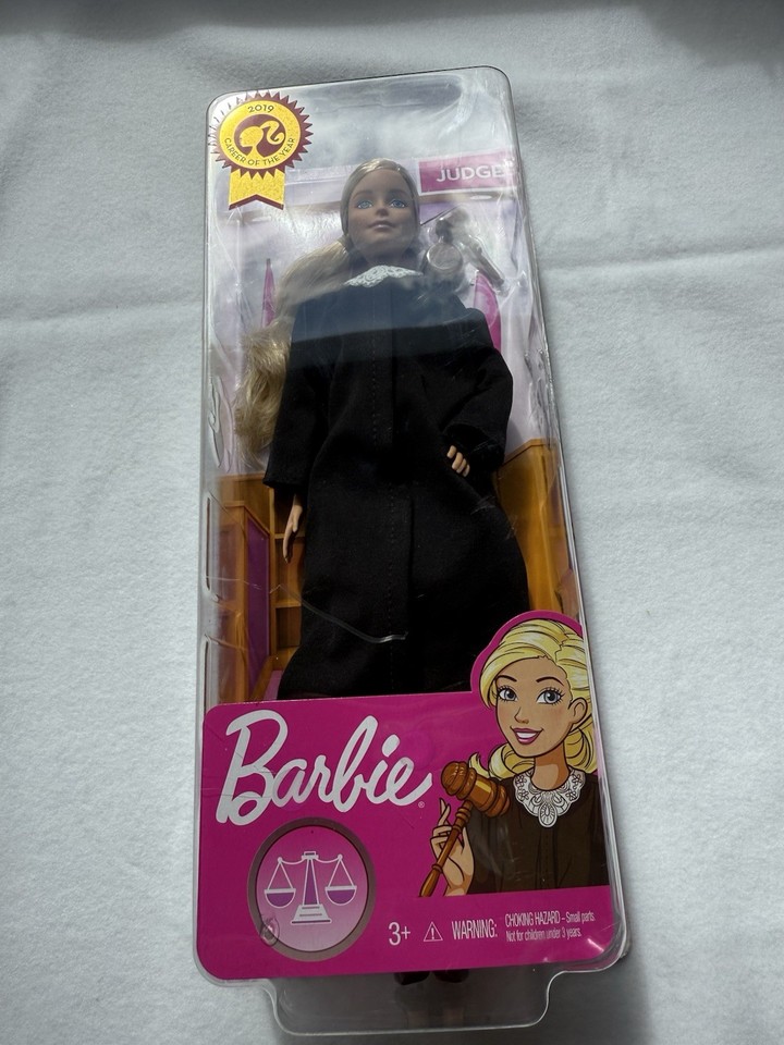 Barbie Judge Career of the Year Doll (2019) Blonde– Rare HTF –RGB- NIB ...