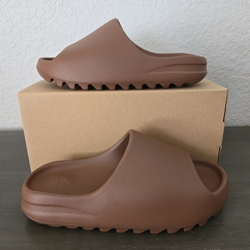 Adidas Yeezy Slide Flax Size 9 Men's FZ5896 NEW IN HAND READY TO SHIP ...