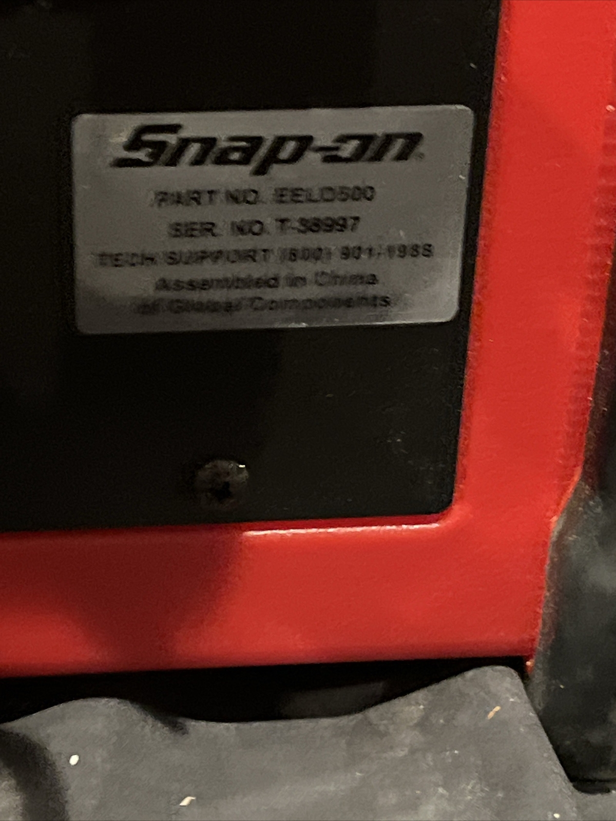 SNAP ON PORTABLE EELD500 SMOKE MACHINE/EVAPORATIVE EMISSIONS TESTER for ...