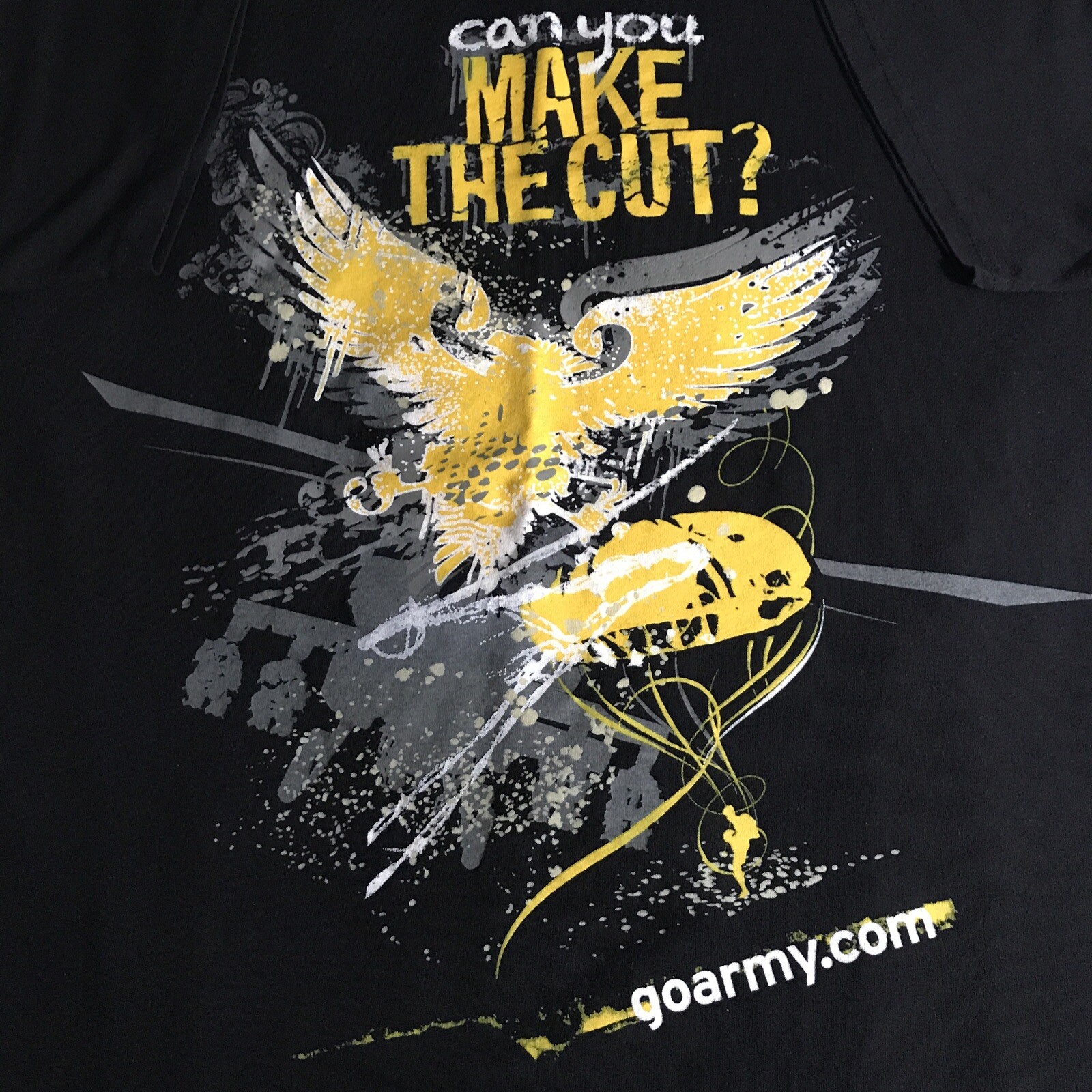 U.S. Army goarmy.com “Can You Make The Cut” black t-s… - Gem