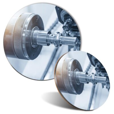 Mouse Mat & Coaster Set CNC Lathe Turning Machine Metal #50550 | eBay UK