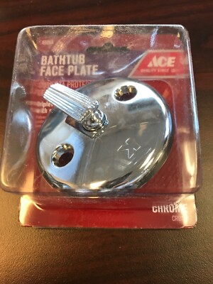 Ace 3-3/16" Dia. Zinc Trip Lever Face Plate ACE826-1 | eBay