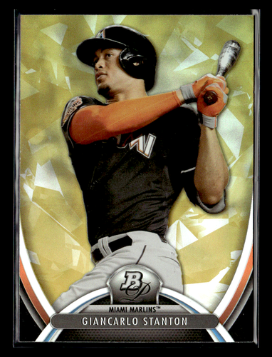 2013 Bowman Platinum #35 Giancarlo Stanton Gold | eBay