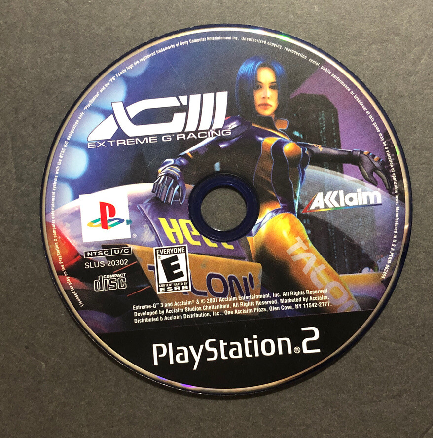 XGIII: Extreme G Racing (Sony PlayStation 2, 2001) PS2 No Manual Tested ...