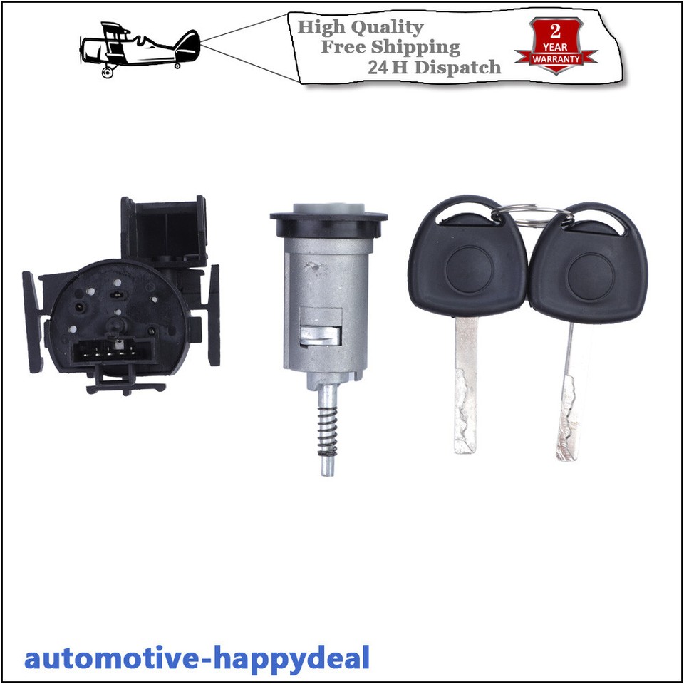 Ignition Switch & Barrel & 2 Keys For VAUXHALL COMBO C MERIVA-A CORSA-C ...