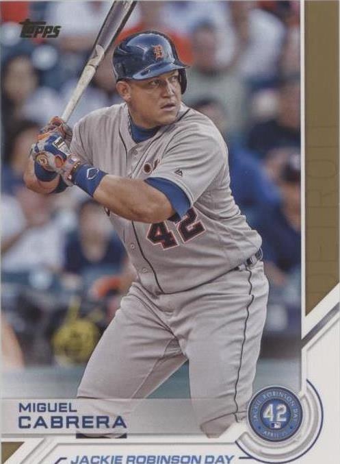 2017 Topps - Jackie Robinson Day Miguel Cabrera #JRD-7 for sale online ...