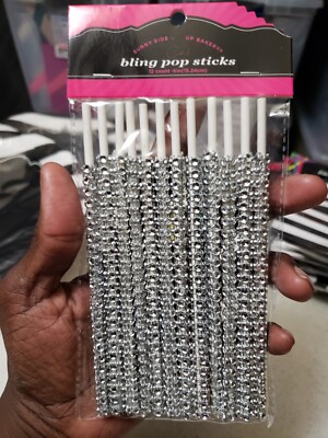Silver Rhinestone BLING Pop Sticks PT1 | eBay