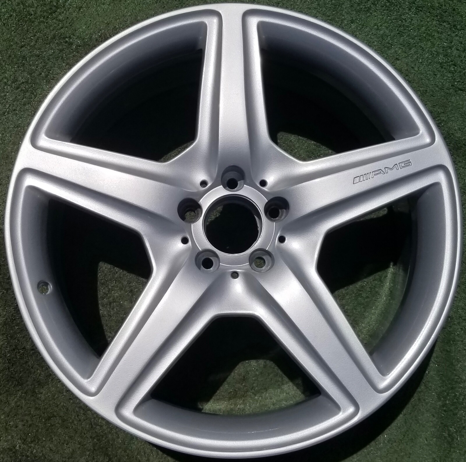 MERCEDES W216 S63 AMG 20" Front Wheel Rim Silver A2214013302 OEM for ...