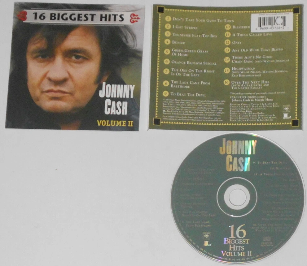 Johnny Cash 16 Biggest Hits