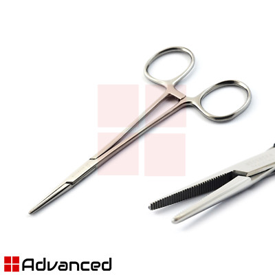 Dental Micro Halsted Clamp Forceps Straight Hemostatic Mosquito Artery ...