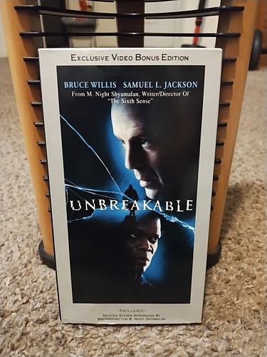 Vintage Vhs Unbreakable Exclusive Video Bonus Edition Variant | eBay