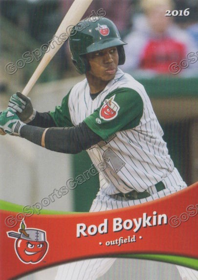 2016 Fort Wayne Tin Caps Rod Boykin RC Rookie Padres Minor | eBay