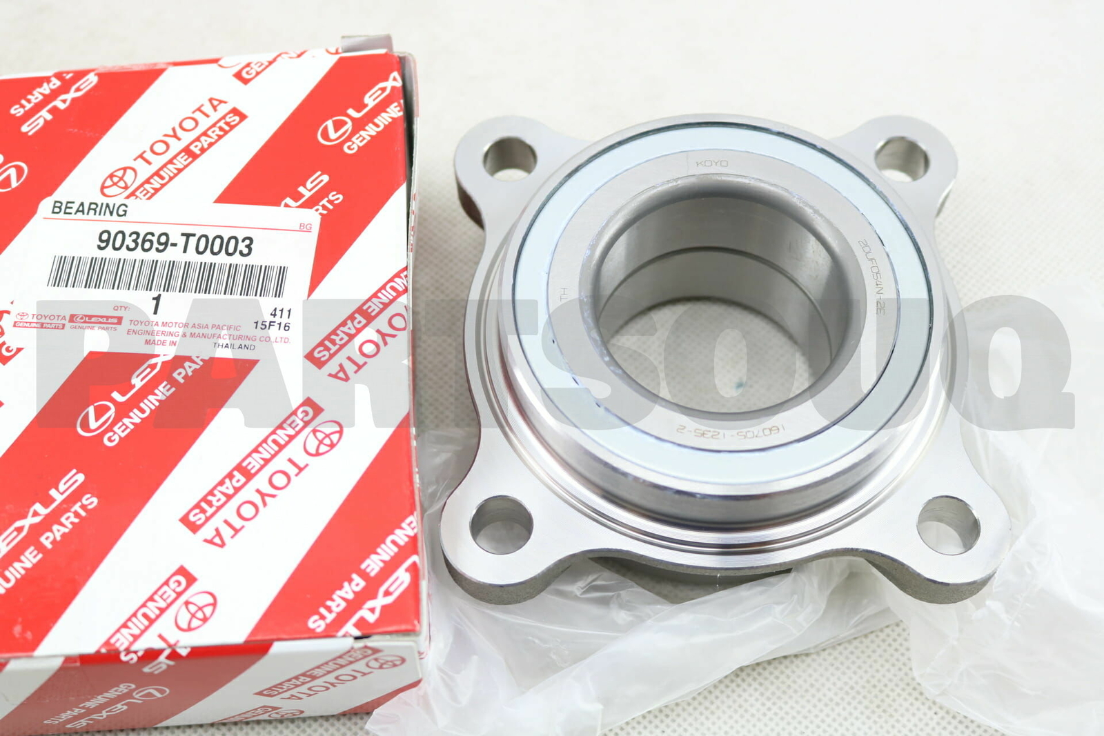 90369T0003 Genuine Toyota BEARING (FOR FRONT AXLE HUB INNER), RH/LH ...